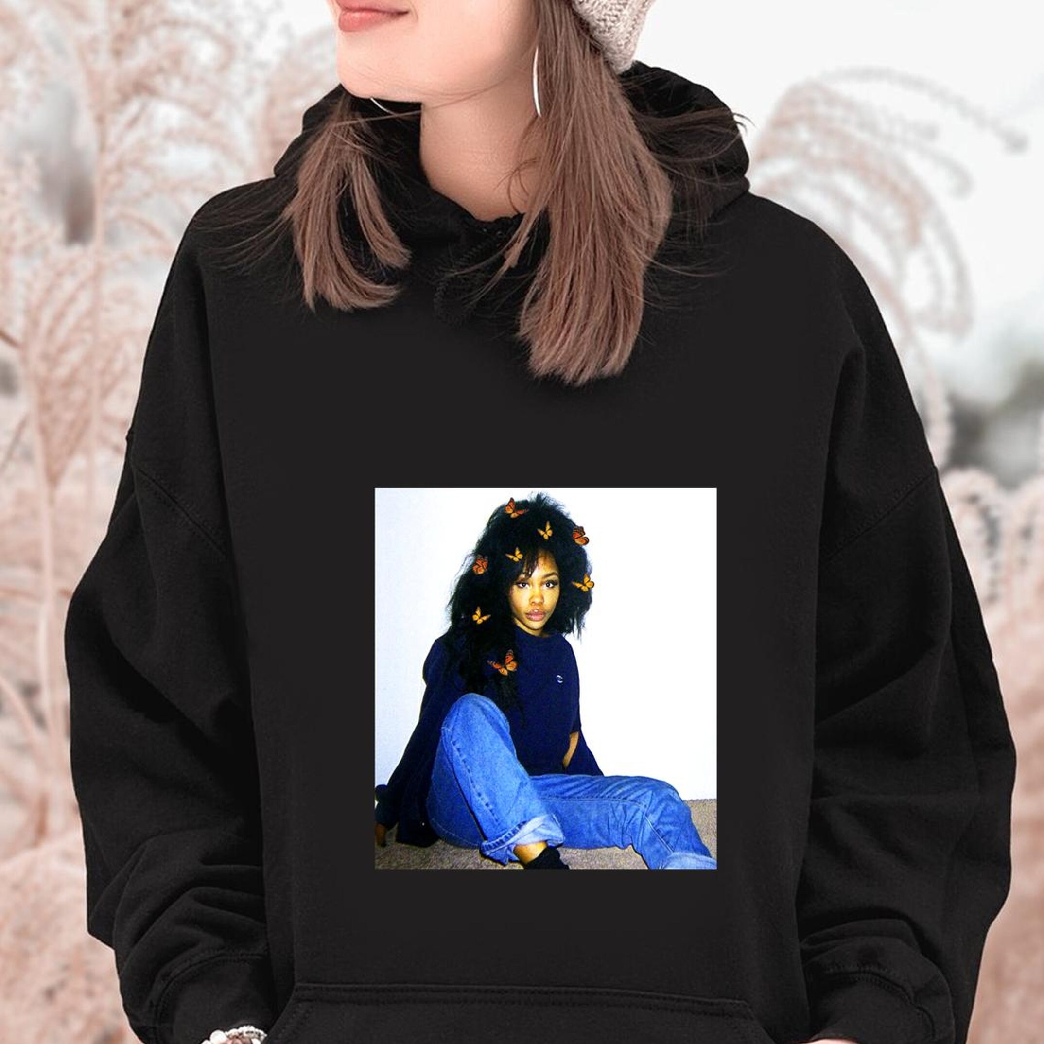 Butterfly Sza Butterfly SZA Type T-shirt Hoodie - Etsy