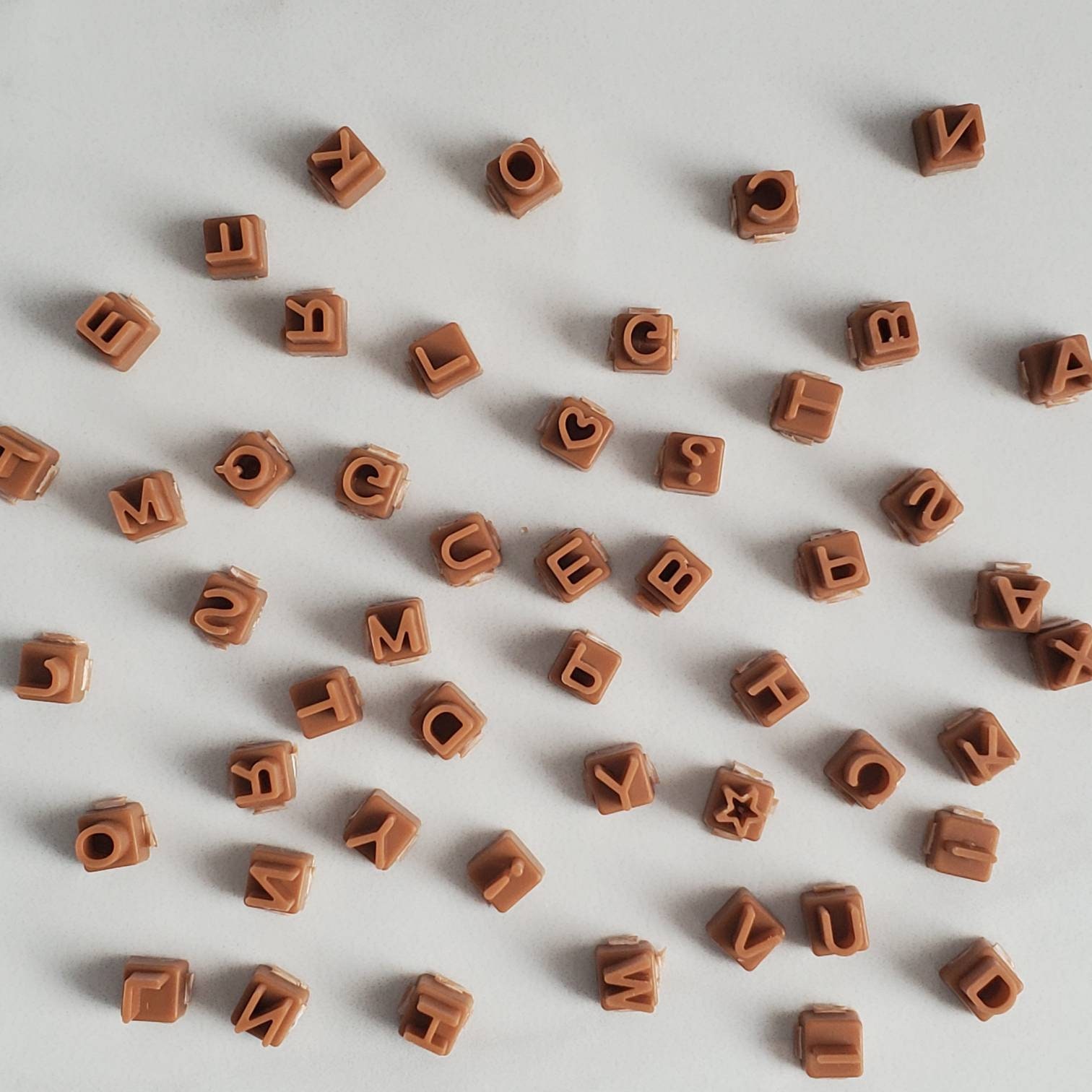 Alphabet Micro Stamp 50 Piece Set Mini Letter Stamps - Etsy Canada