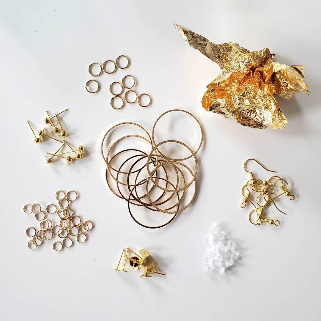 Earring Supplies 110 Piece Set Jewelry Making Supplies DIY Earring Kit ...