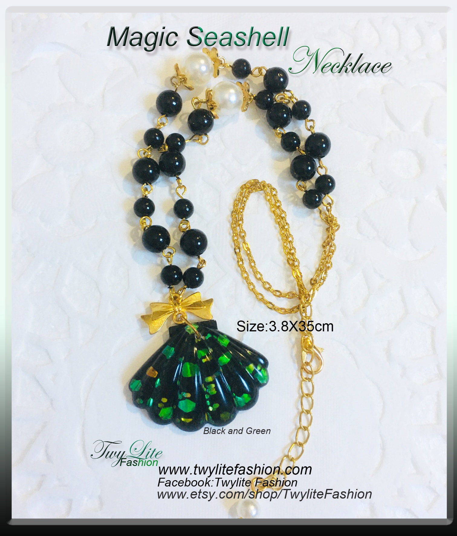 Magic Seashell Necklace Cute Resin Necklace for Sweet | Etsy