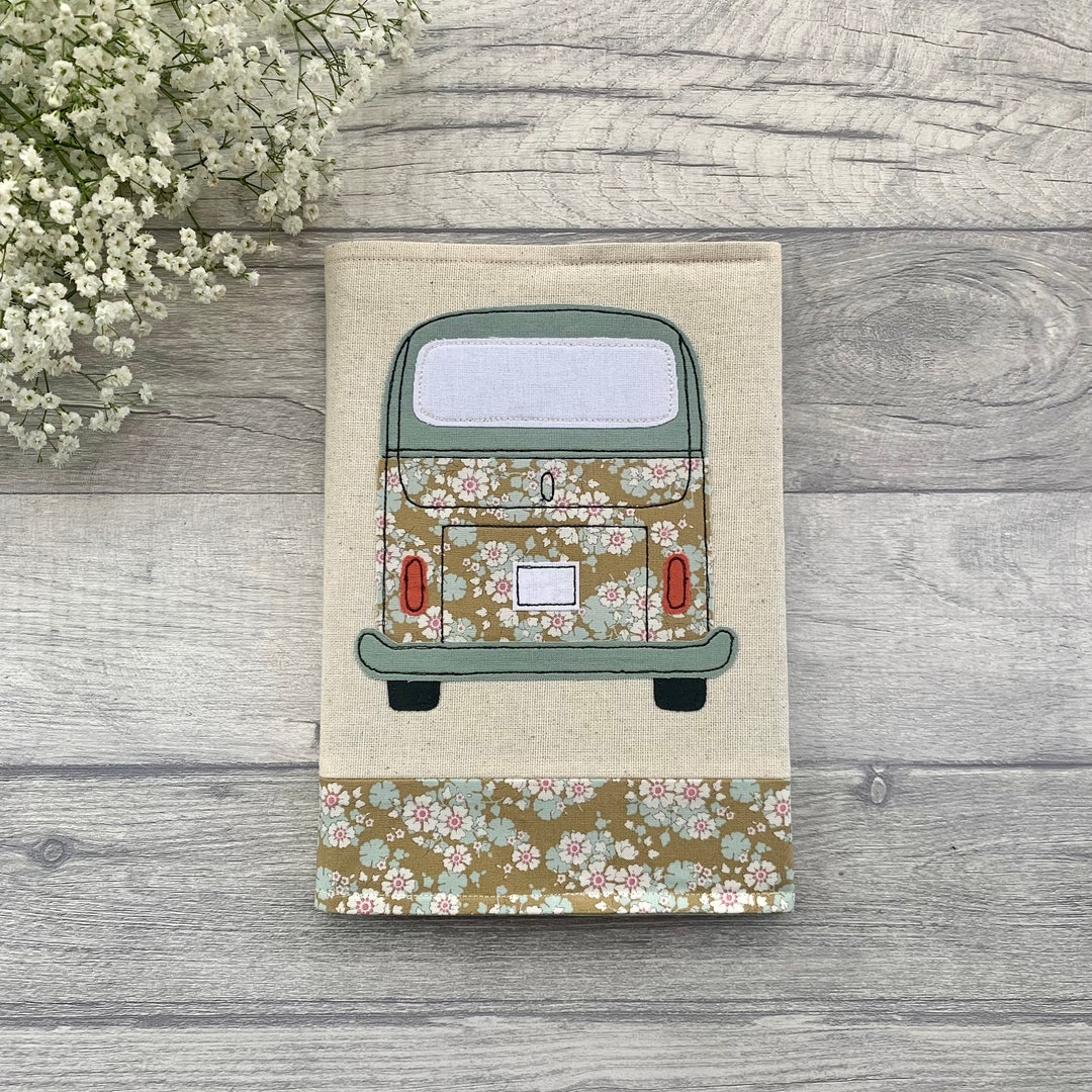 A5 Fabric Notebook, Campervan Notebook, Stationery Gift, Gift for ...