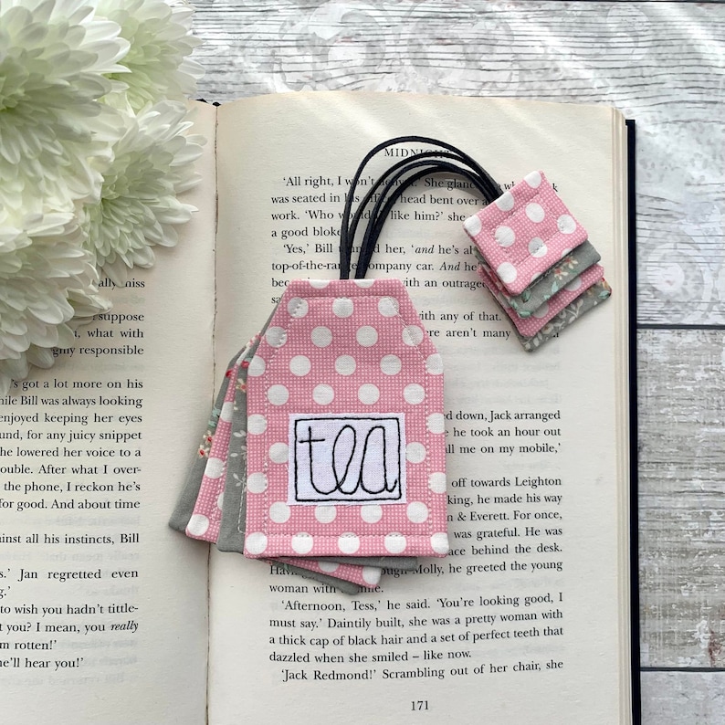 Tea Bag Bookmark Tea Lover Gift Reading Gifts for Book - Etsy UK