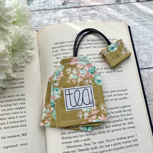 Tea Bag Bookmark Tea Bag Gift Book and Tea Lover Gifts Book - Etsy UK