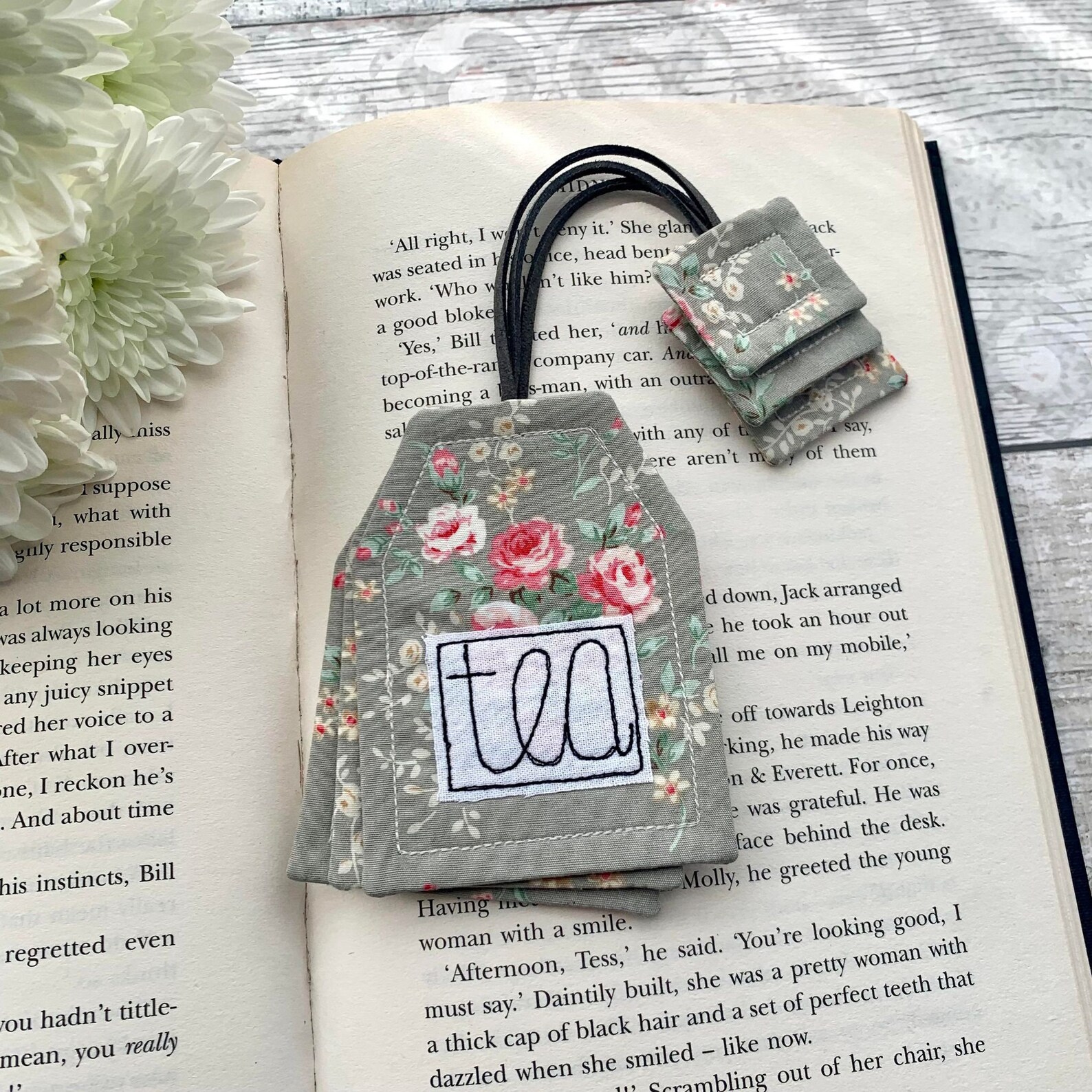 Tea Bag Bookmark Tea Lover Gift Reading Gifts for Book - Etsy UK