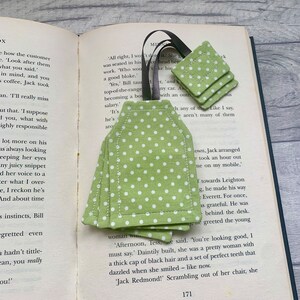 Tea Bag Bookmark, Polka Dot Bookmark, Book and Tea Lover Gifts ...