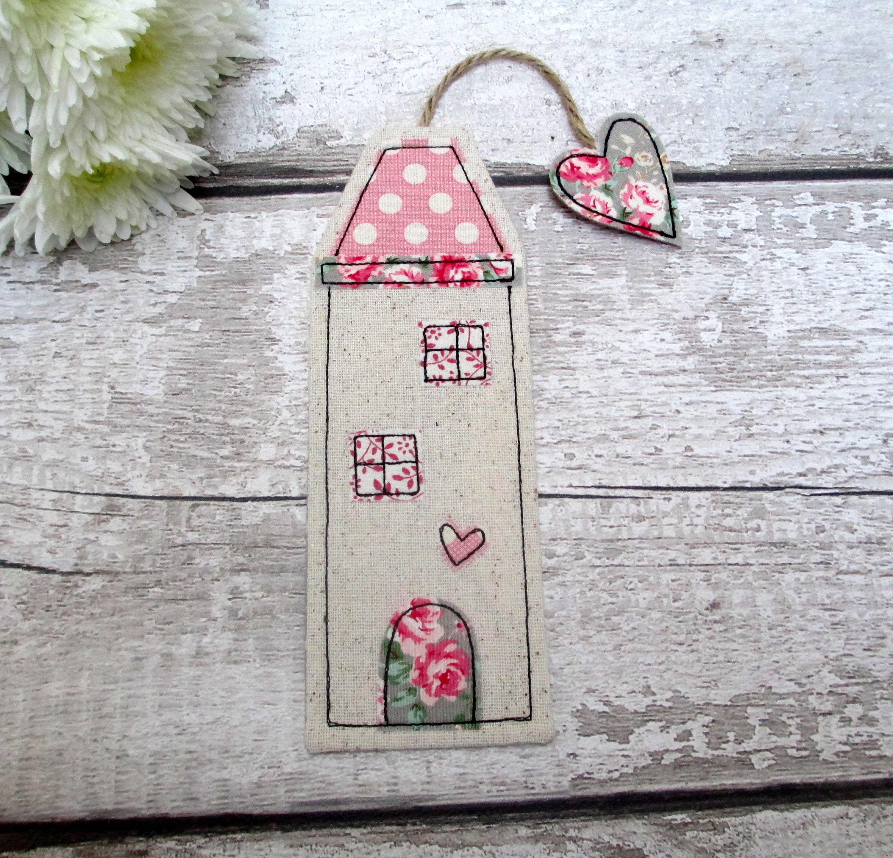 Tall House Fabric Bookmark Book Lover Gift Bookish Gifts - Etsy UK