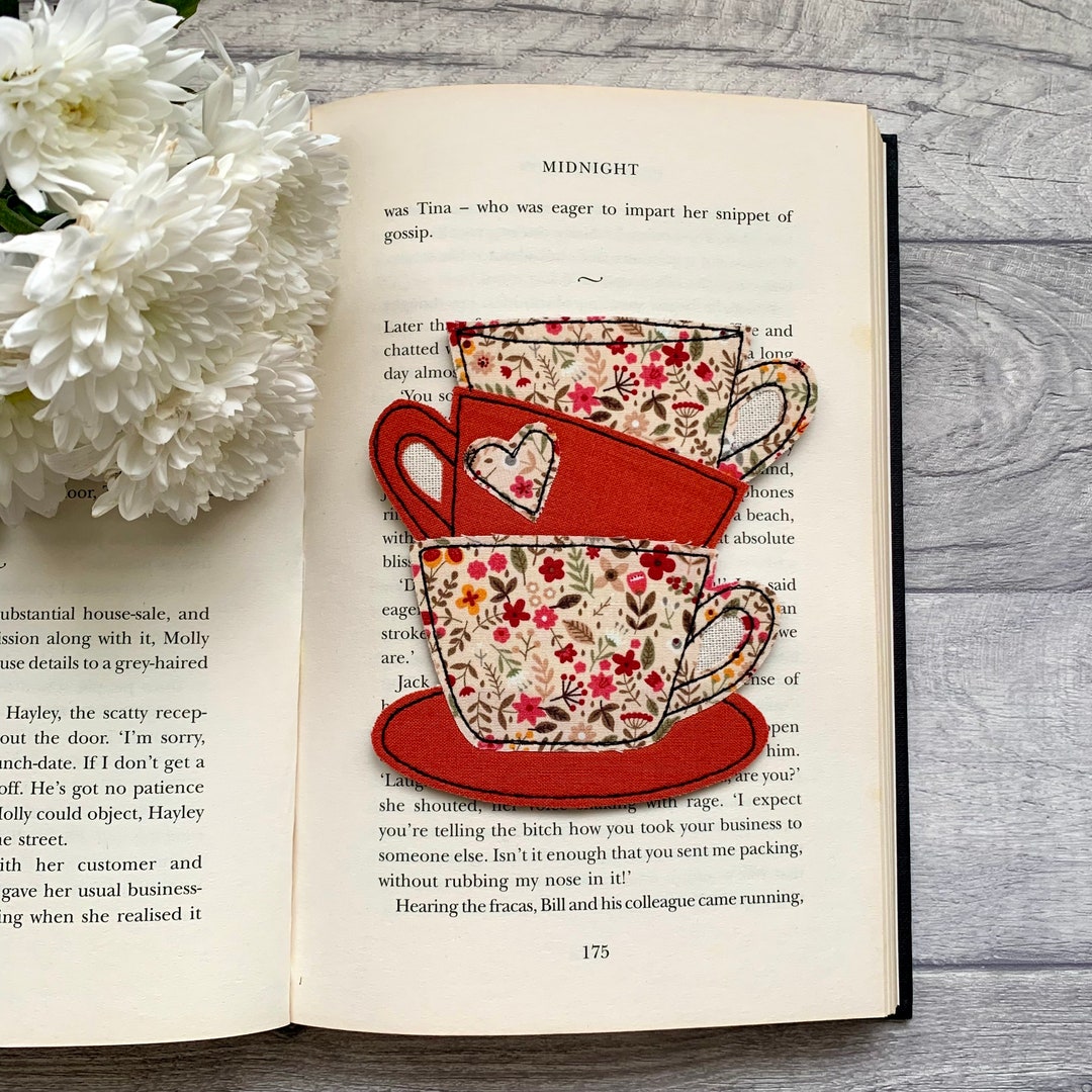 Tea Cup Bookmark, Tea and Book Gift, Reading Gifts for Book Lovers ...