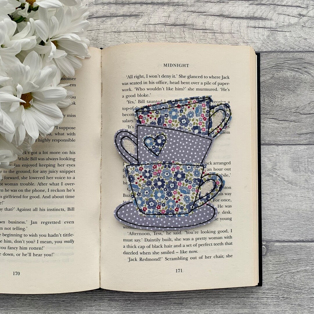 Tea Cup Bookmark, Quirky Bookmark, Book Gifts for Book Lovers, Book ...
