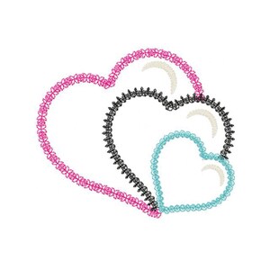 Single Heart 2 Applique Embroidery Design. Actual Design Size - Etsy