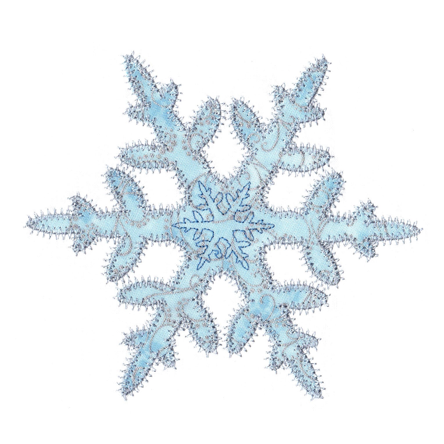 Sizzix Snowflake 7 Applique Designs. Instant Download - Etsy
