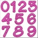 Sizzix Lollipop Shadow Numbers Appliqué Embroidery Design Set. Instant ...