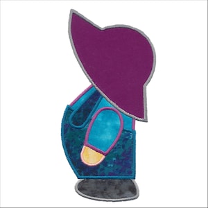 Accuquilt Overall Sam Applique Embroidery Design Set. Instant Download ...