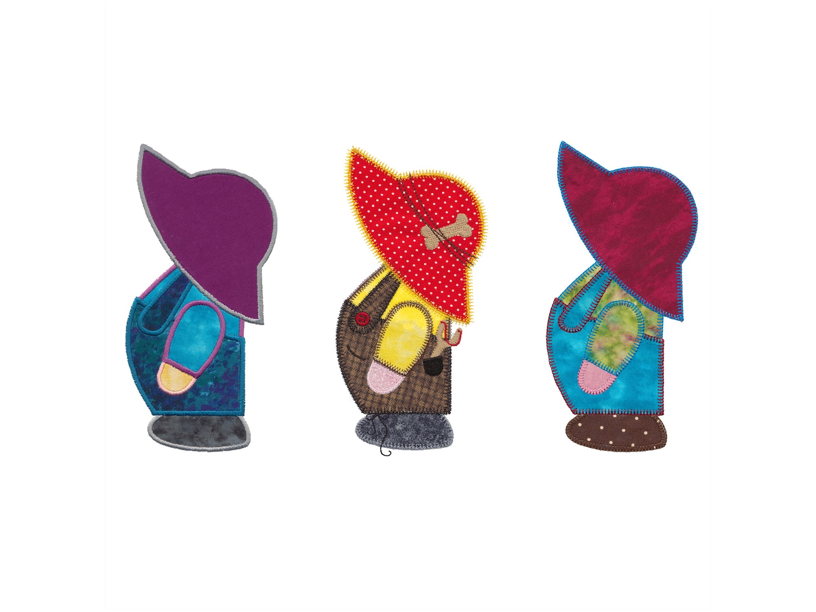 Accuquilt Overall Sam Applique Embroidery Design Set. Instant Download ...