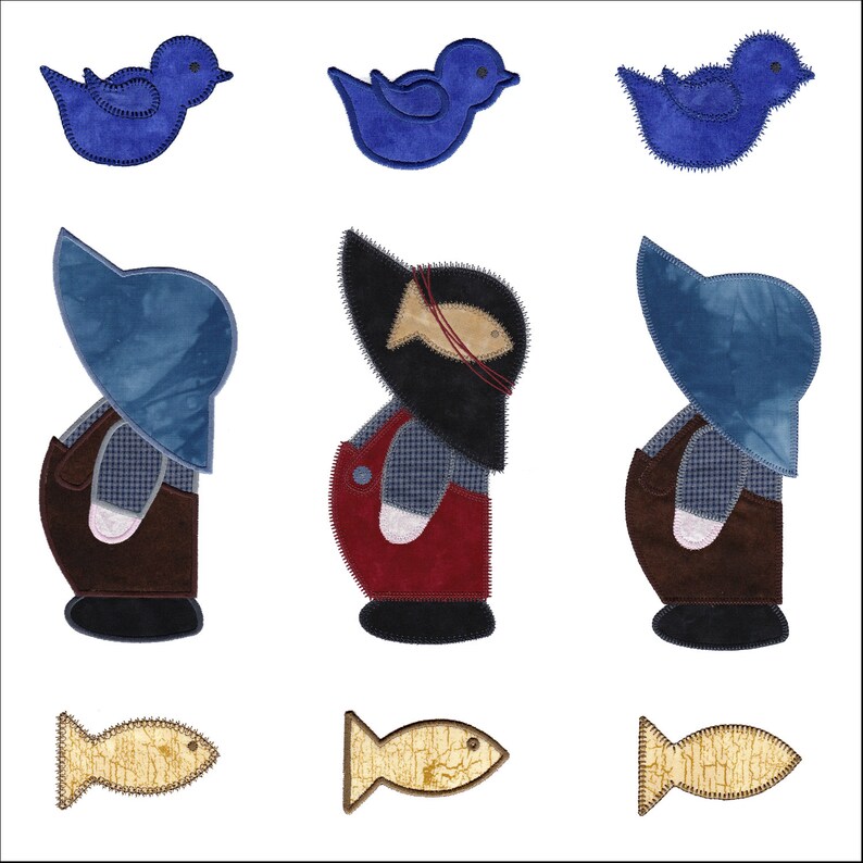 Studio Overall Sam Appliqué Embroidery Design. Instant - Etsy