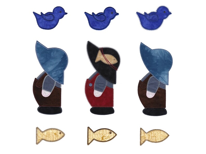 Studio Overall Sam Appliqué Embroidery Design. Instant - Etsy