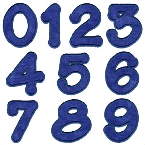 Sizzix Lollipop Shadow Numbers Appliqué Embroidery Design Set. - Etsy