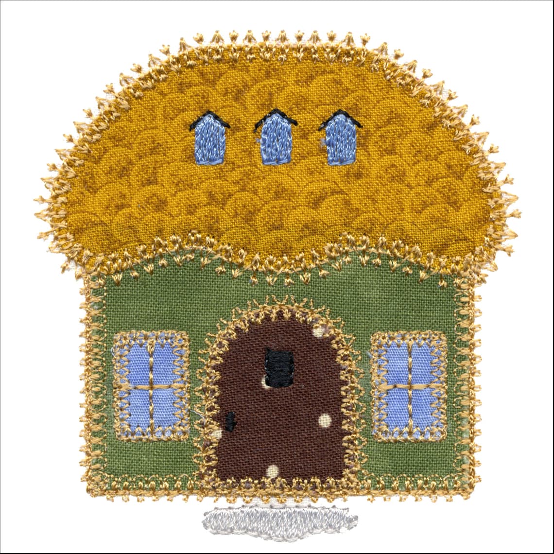 Accuquilt Small Houses Applique Embroidery Design Set. Instant - Etsy