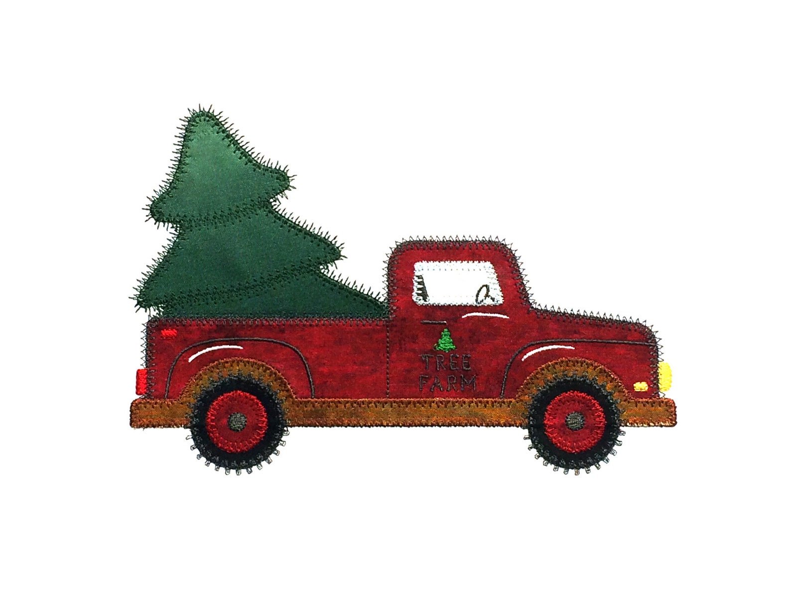 Tree Farm Truck. Instant Download Available. Hoop Size is 8 X - Etsy