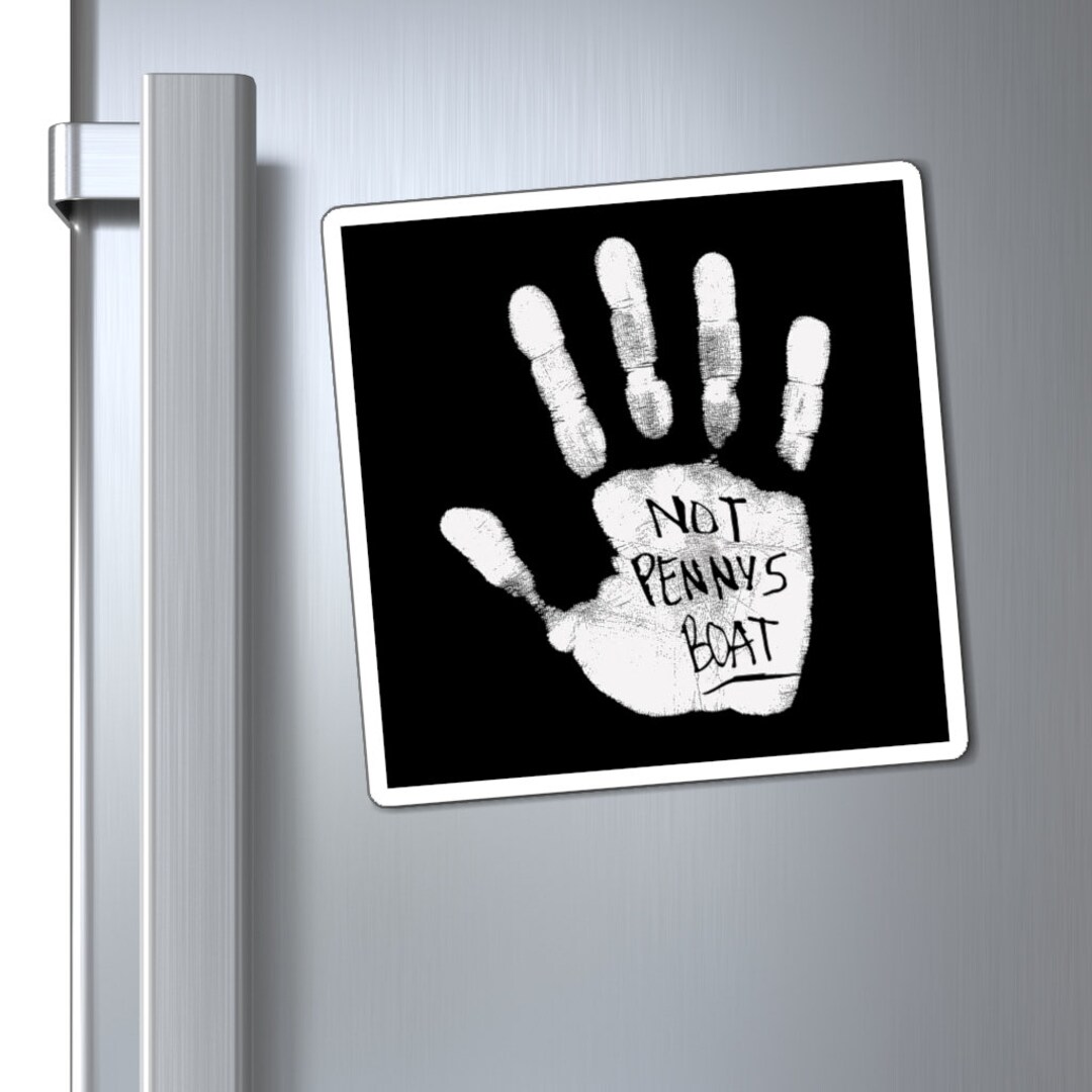 Not Penny's Boat LOST Magnet (black Background) - Etsy