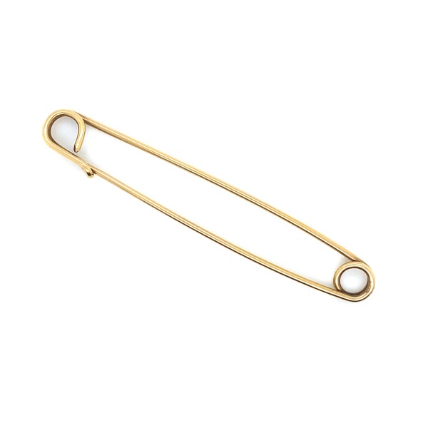 Antique Safety Pin Gold - Etsy