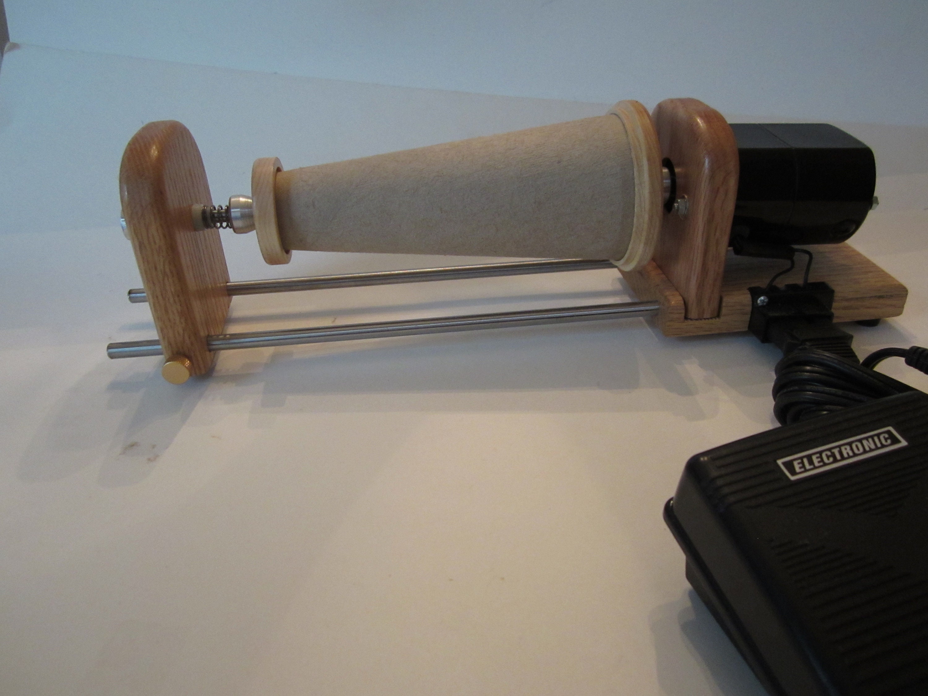 Bobbin Winder Double Ended Electric, Yarn Holder, Cone Winder Use With ...