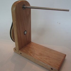 Bobbin Winder Single Ended Wooden , Handmade, , Yarn Holder Use With ...