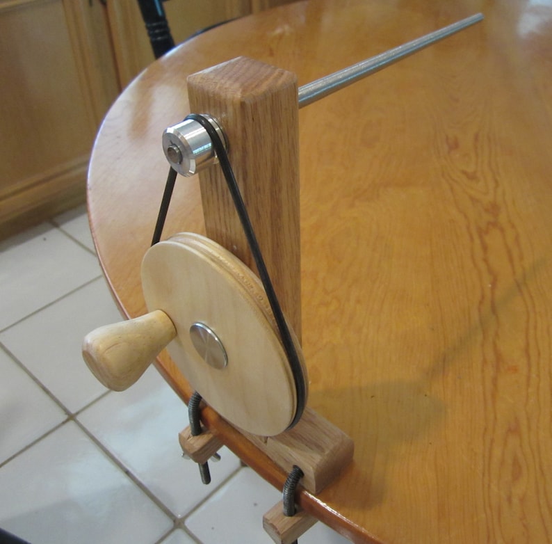 Bobbin Winder, Handmade, Single Ended, Yarn Holder. Wooden Use With ...