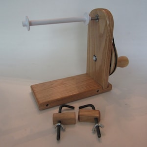 Bobbin Winder Single Ended Wooden , Handmade, , Yarn Holder Use With ...