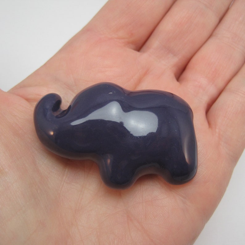 Blue Elephant Magnet Fridge Magnets Ceramic Magnet Africa - Etsy