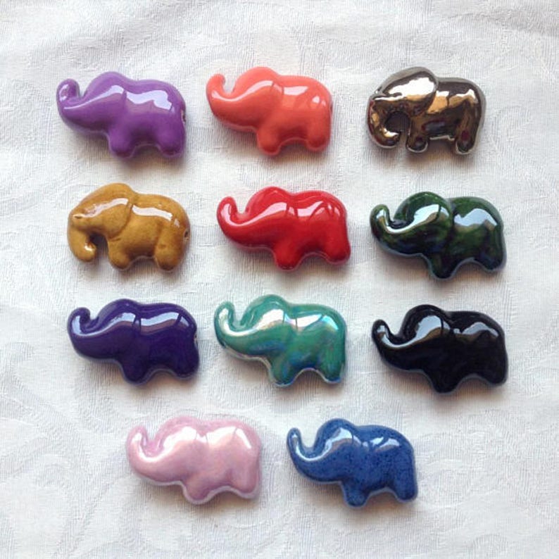 Purple Elephant Refrigerator Magnet Fridge Magnets Ceramic - Etsy