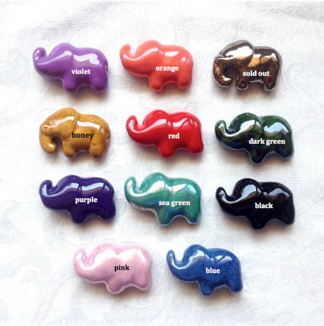 1 Elephant Magnet YOU CHOOSE COLOR Fridge Magnets Kitchen - Etsy