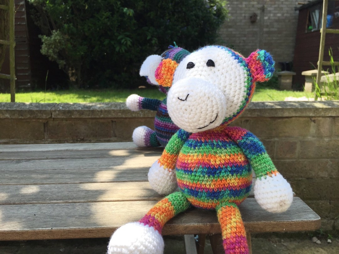 Jungle Friends Monkey Plush Toy - Etsy