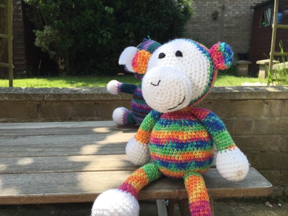 Jungle Friends Monkey Plush Toy - Etsy