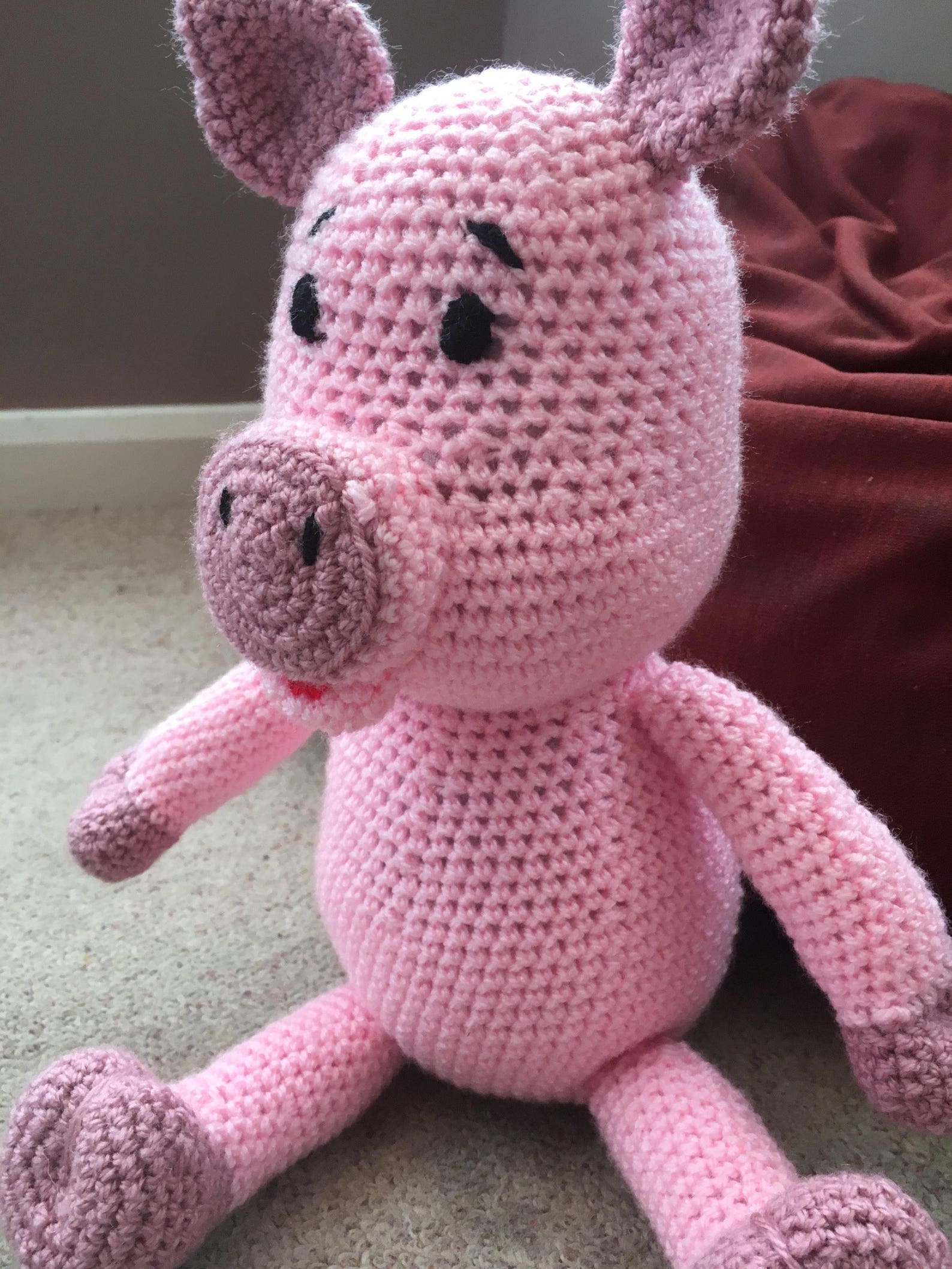 Piggy Soft Cuddly Plushy. Farm Animal - Etsy
