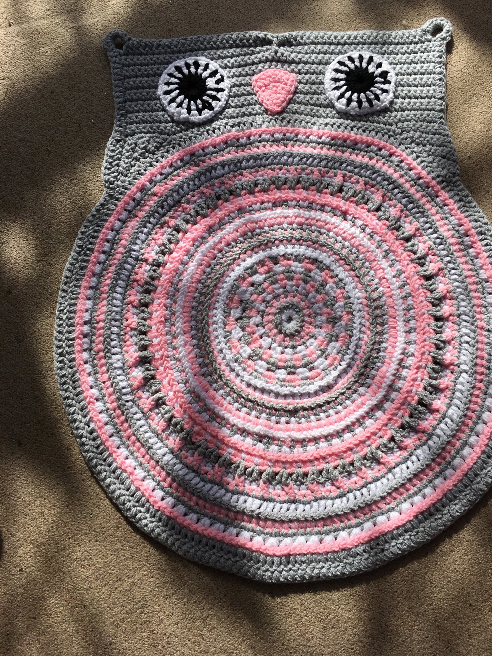 Crochet Owl Design Childrens Nursery Rug - Etsy