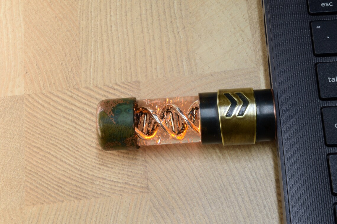 Steampunk USB Flash Drive Alien DNA Arrow USB 3.0 | Etsy