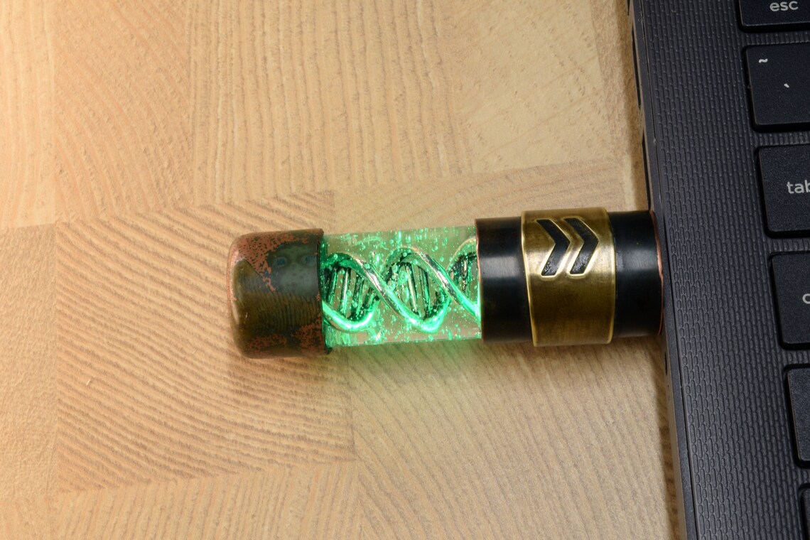 Steampunk USB Flash Drive Alien DNA Arrow USB 3.0 | Etsy