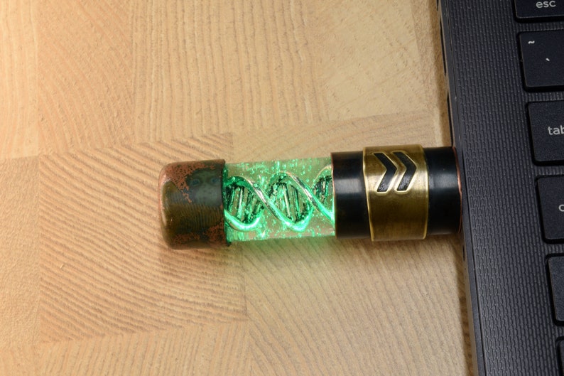 Steampunk USB Flash Drive Alien DNA Arrow USB 3.0 16GB/32GB/64GB/128GB ...