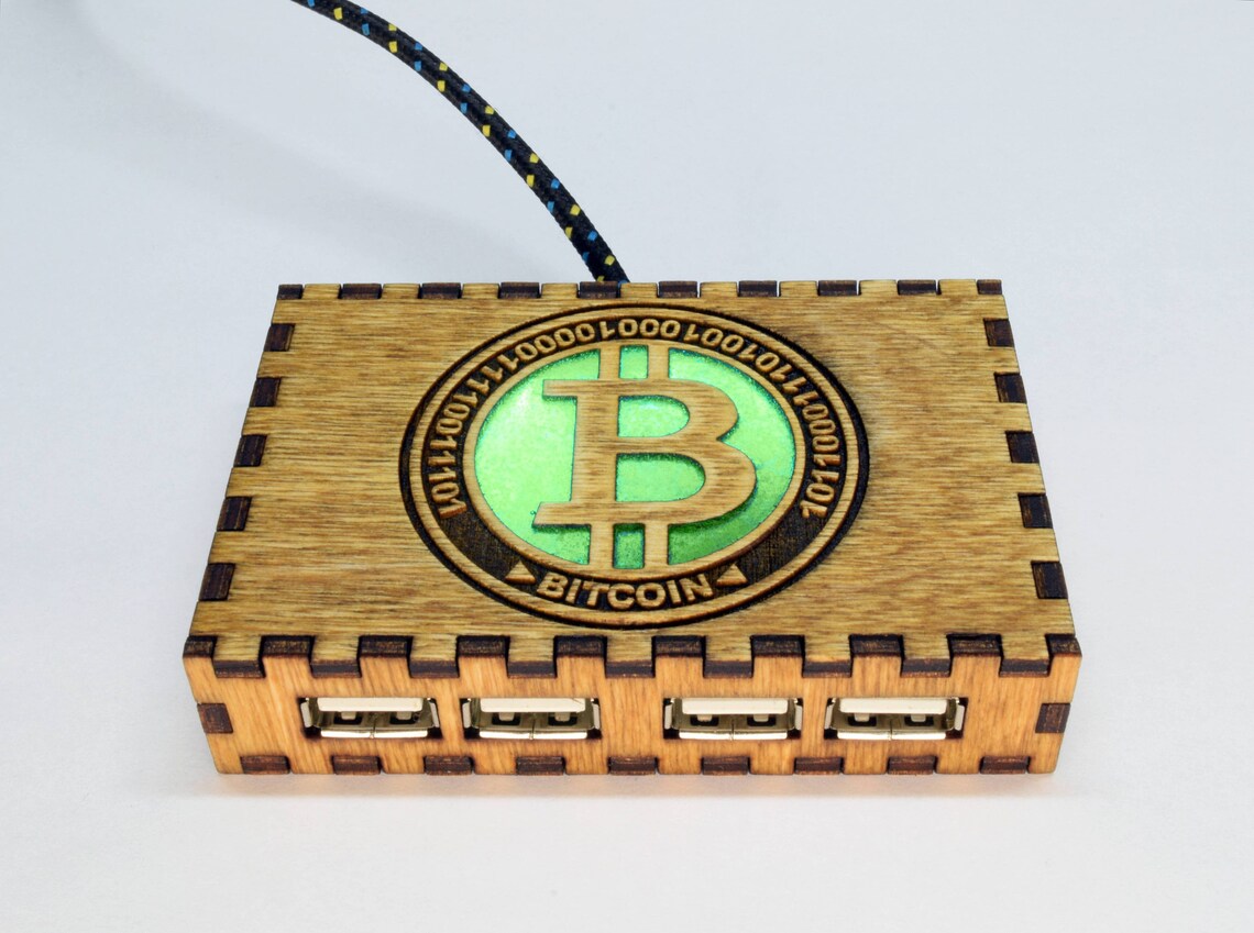 Bitcoin USB Hub BTC Cryptocurrency Style Just Hodl | Etsy