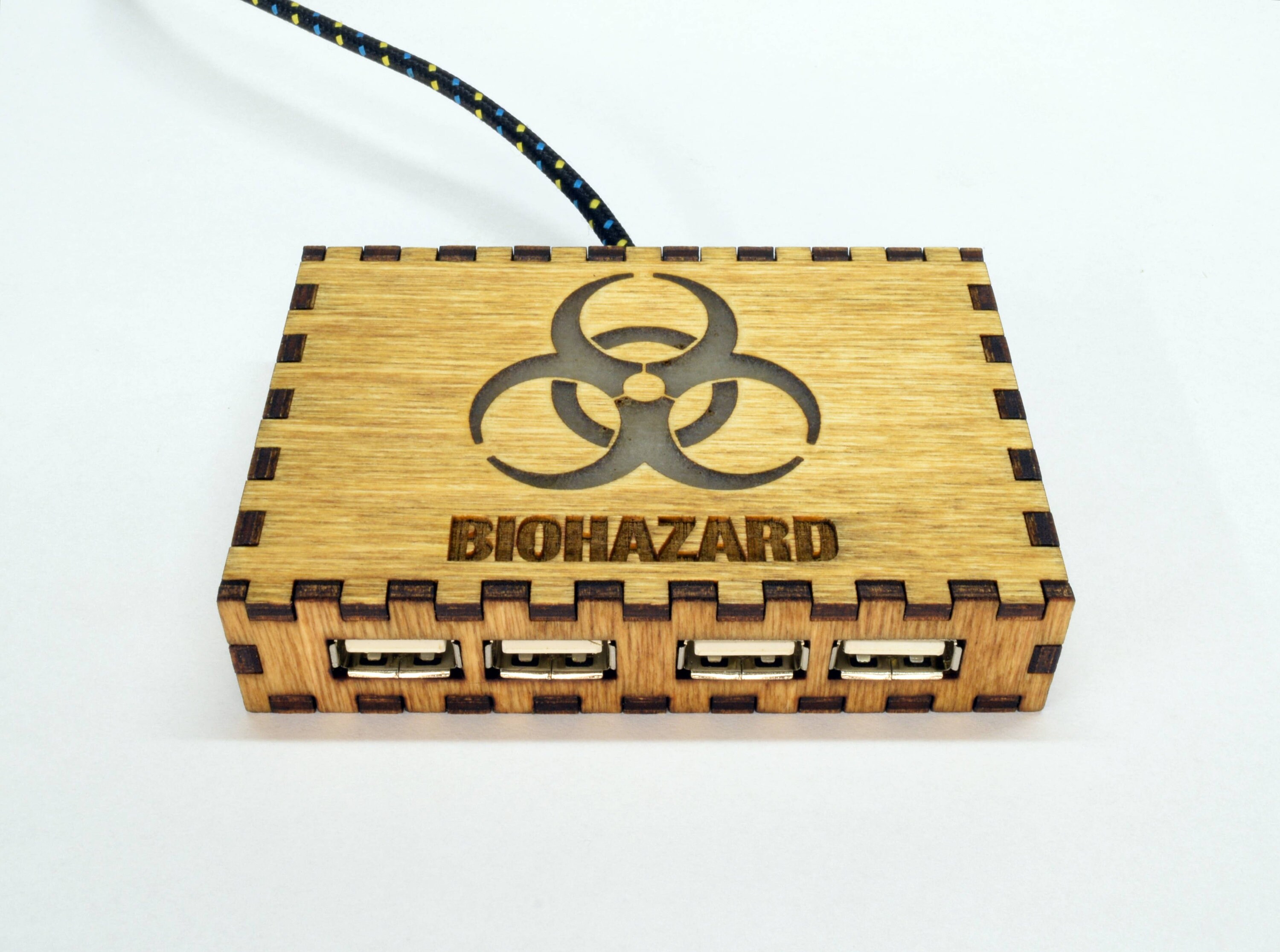 Cyberpunk Biohazard USB Hub Zombie Apocalypse Style Covid - Etsy España
