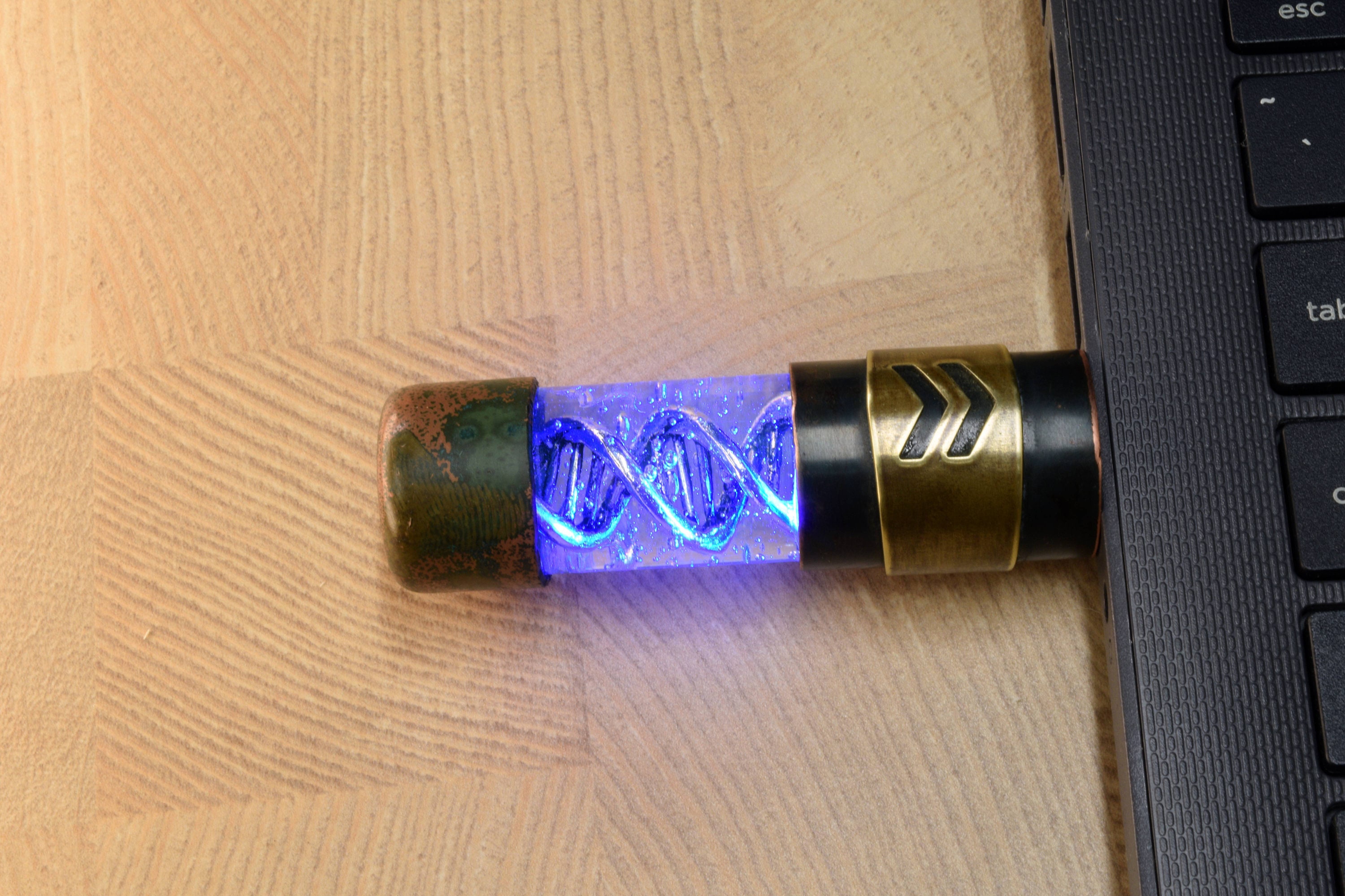Steampunk USB Flash Drive Alien DNA Arrow USB 3.0 16GB/32GB/64GB/128GB ...