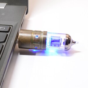 Steampunk USB Flash Drive - Rugged Pentode - USB 3.0 - 64GB / 128GB ...