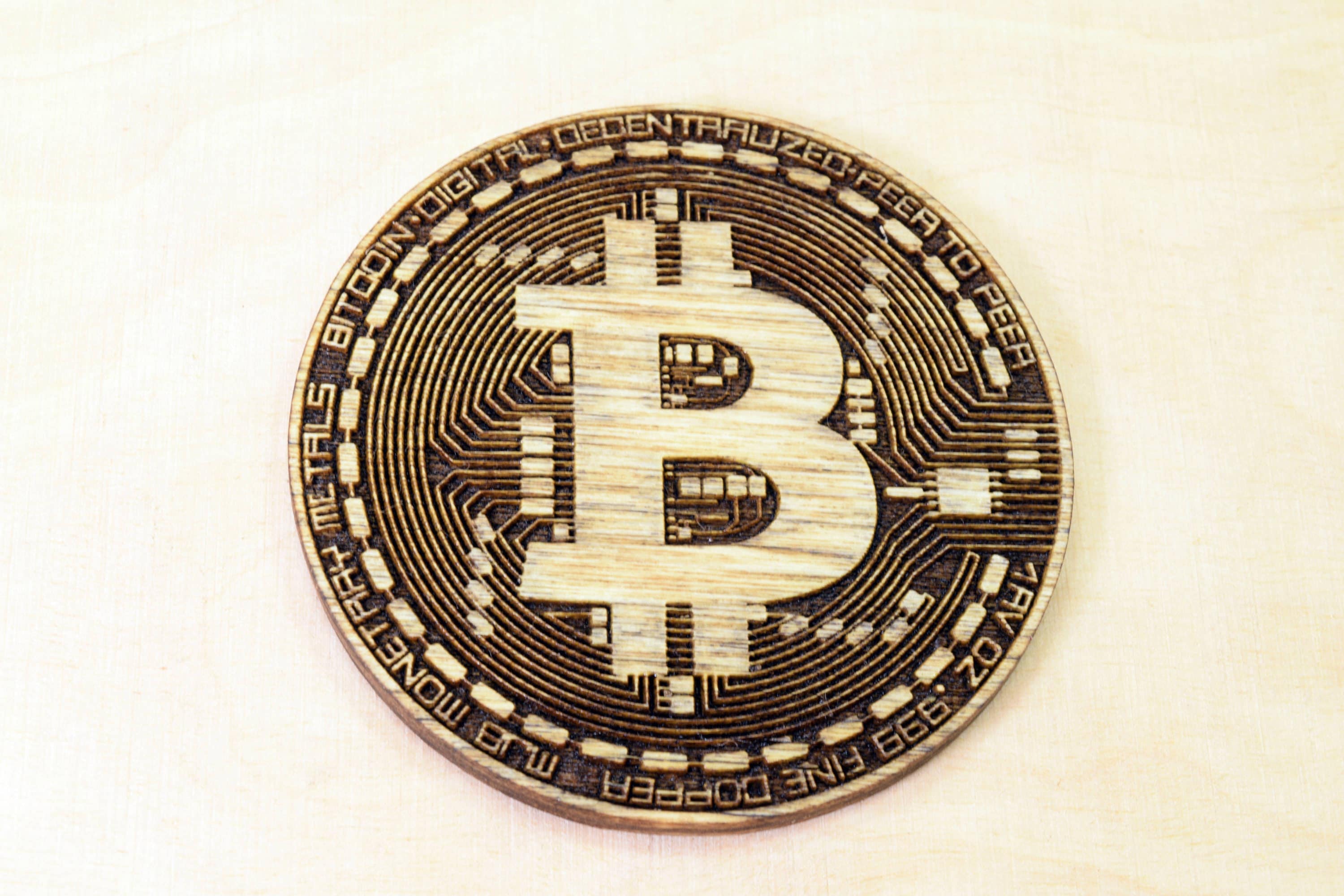 Bitcoin BTC Physical Coin Crypto Currency Token | Etsy