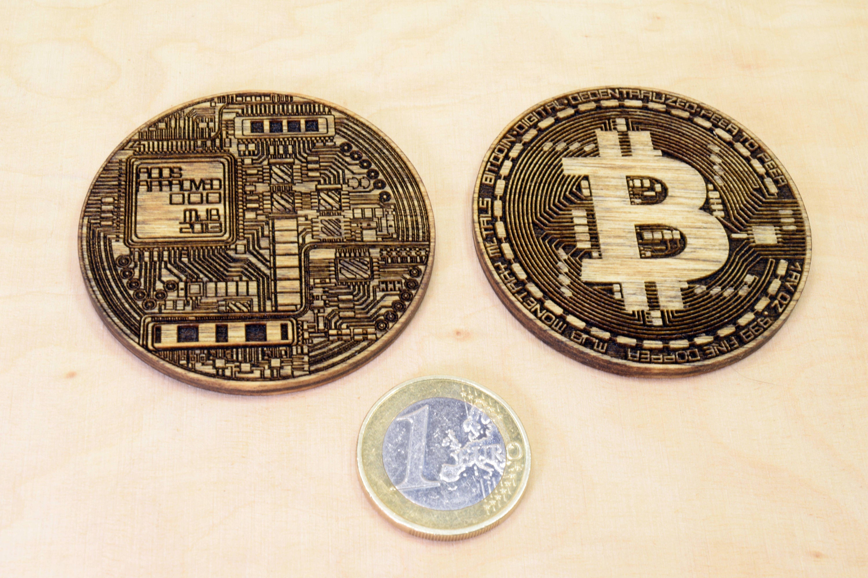 Bitcoin BTC Physical Coin Crypto Currency Token | Etsy