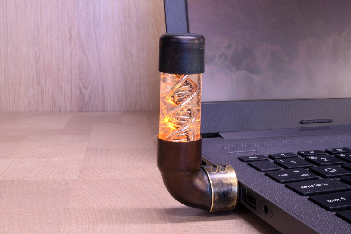 Steampunk USB Flash Drive Angled Alien DNA USB 3.0 - Etsy