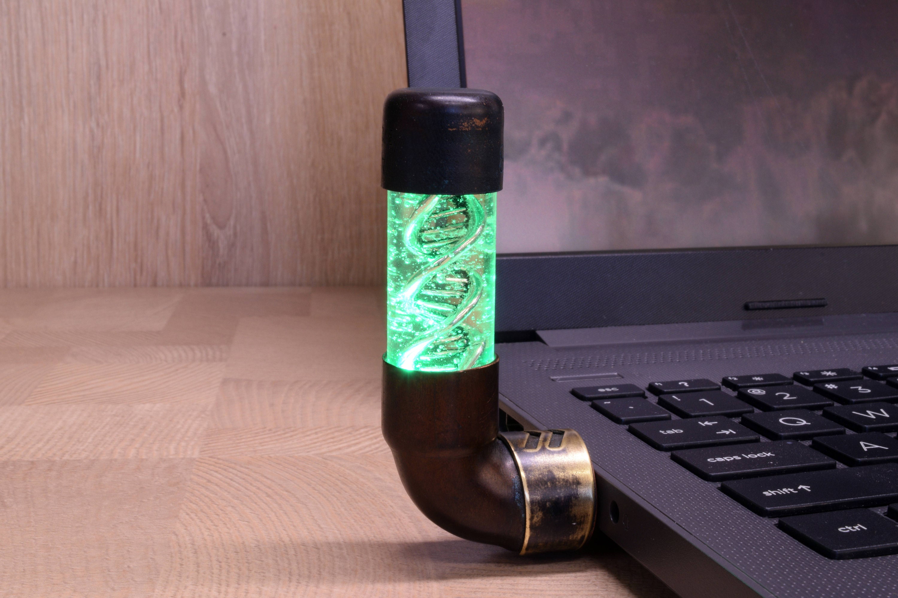 Steampunk USB Flash Drive Angled Alien DNA USB 3.0 - Etsy