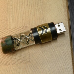 Steampunk USB Flash Drive - Alien DNA Arrow - USB 3.0 - 16GB/32GB/64GB ...
