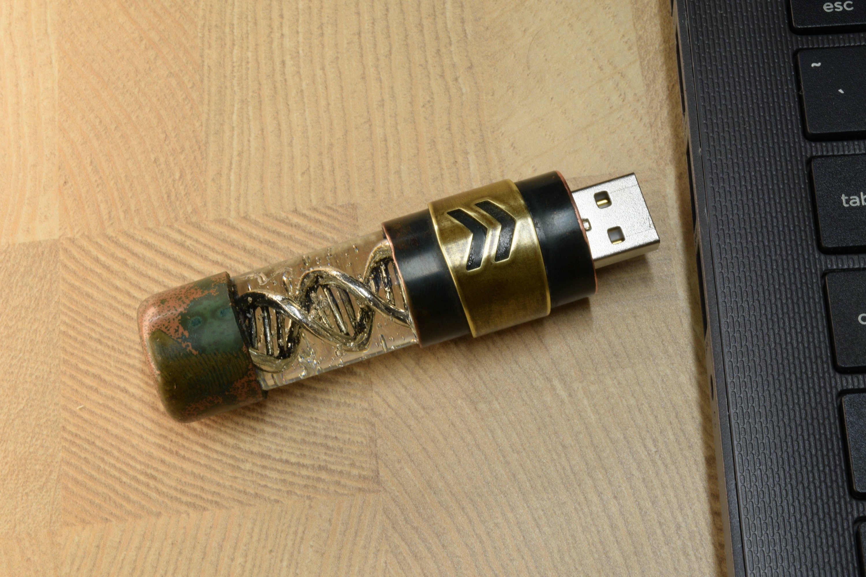 Steampunk USB Flash Drive Alien DNA Arrow USB 3.0 - Etsy