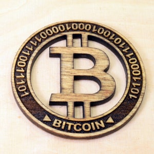 Bitcoin BTC Physical Cutout Coin - Crypto Currency Token - Collectible ...
