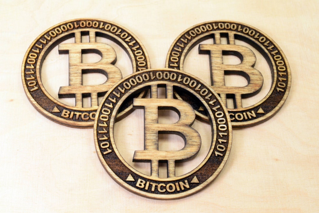 Bitcoin BTC Physical Cutout Coin - Crypto Currency Token - Collectible ...